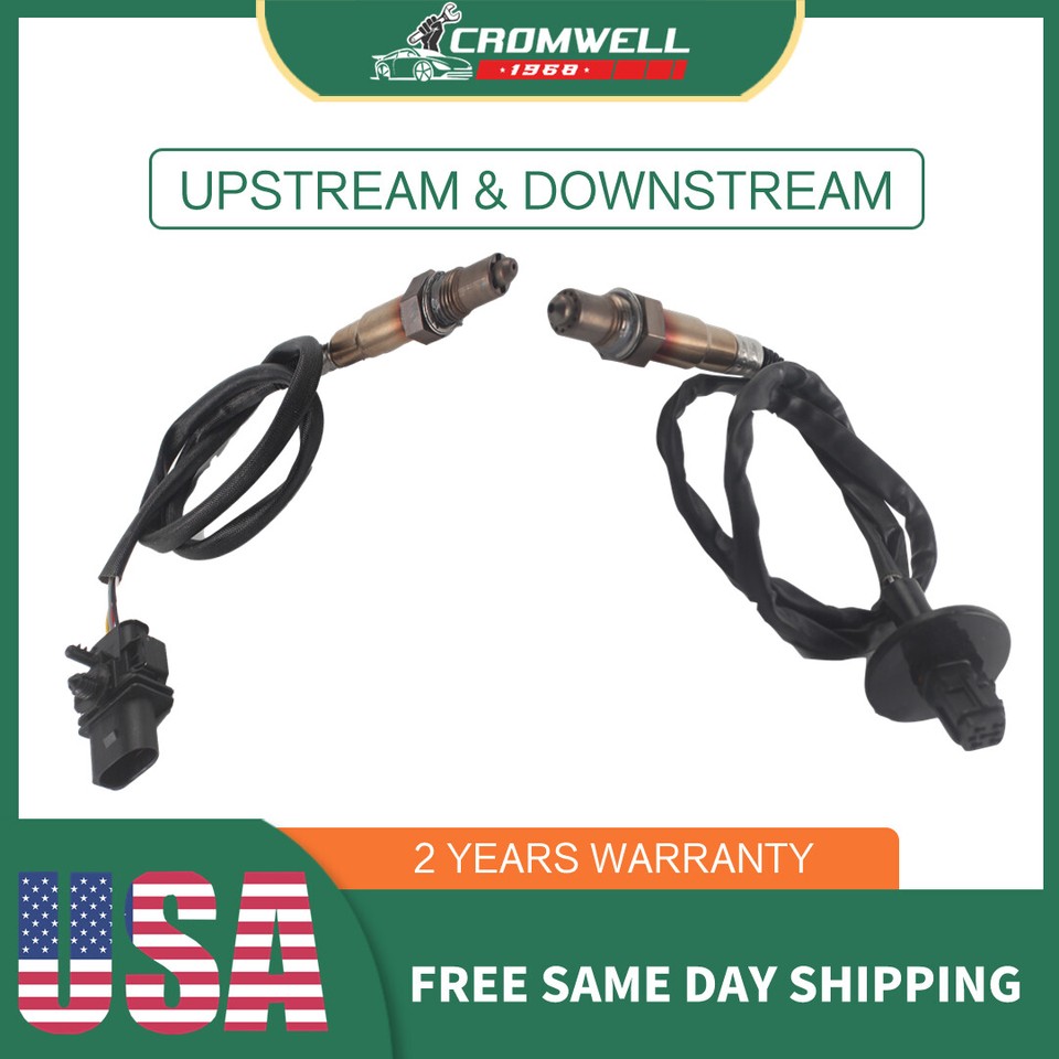 2PCS O2 Lambda Oxygen Sensors Upstream & Downstream For Hyundai Elantra ...
