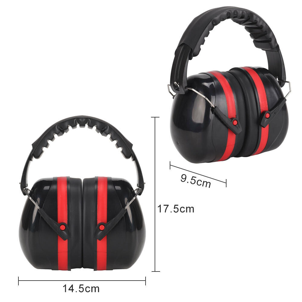Adult Ear Defenders Ear Muffs Safety Hearing Protector Noise Reduction ...