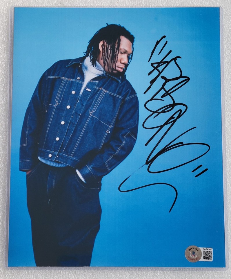 KRS-ONE 8X10 PHOTO AUTOGRAPHED BECKETT BAS COA SIGNED MUSIC RAPPER ...