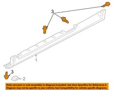 Set of 23 Exterior Rocker Molding Mount 4G0898909A Fit AUDI A6 A6 ...