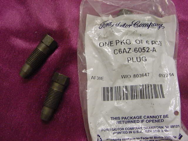 Ford 428 Boss 429 1968-1979 Smog Tube Plugs NOS Set of 8 for sale ...