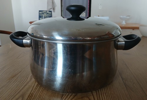 Vintage Estia Gourmet Tri Ply 18-8 Stainless Steel Cookware 6 Qt Dutch ...