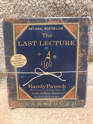 Shelf200 Audiobook~the last lecture- randy pausch- unabridged- 4 cds | eBay