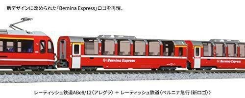 KATO 10-1655 N Swiss Rhaetian Railway Bernina Express 3 Cars Only Model ...