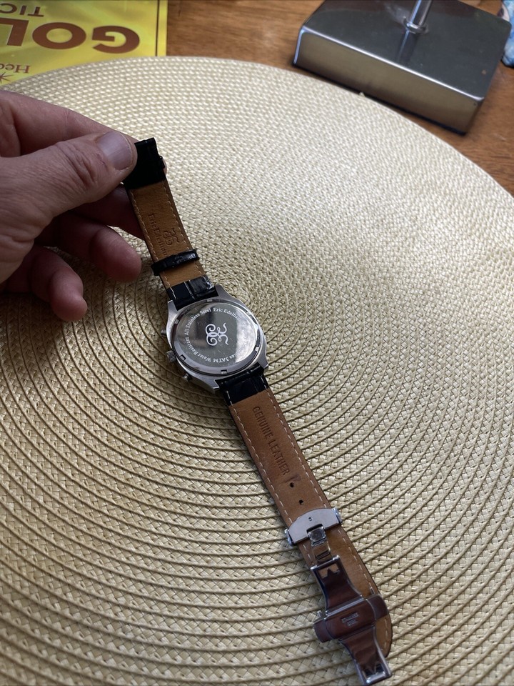 NEW Eric Edelhausen Chronograph 3ATM Men's Watch Black | eBay