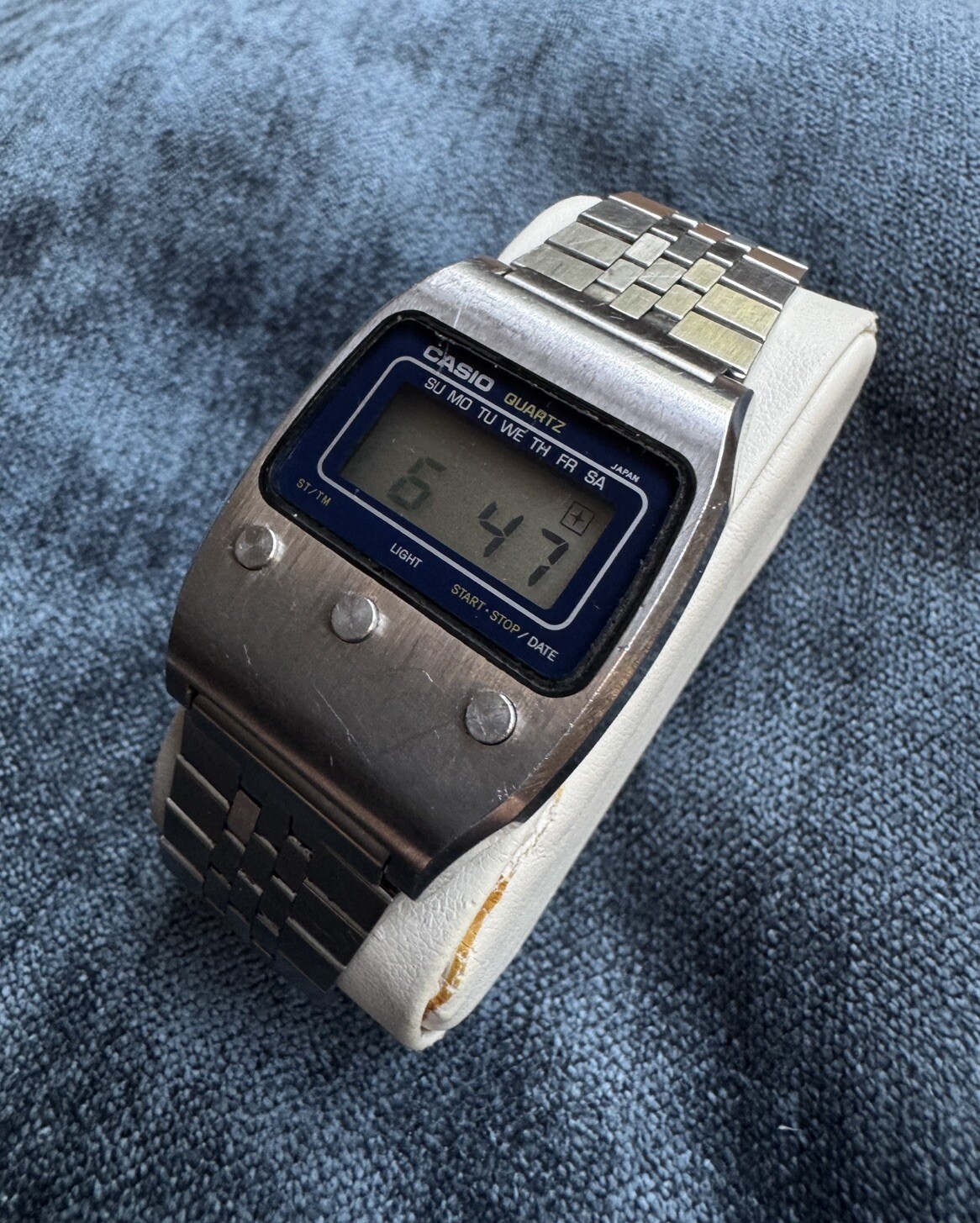 RARE Vintage Casio 50QS-17 3 BUTTON Led Digital Mens … - Gem