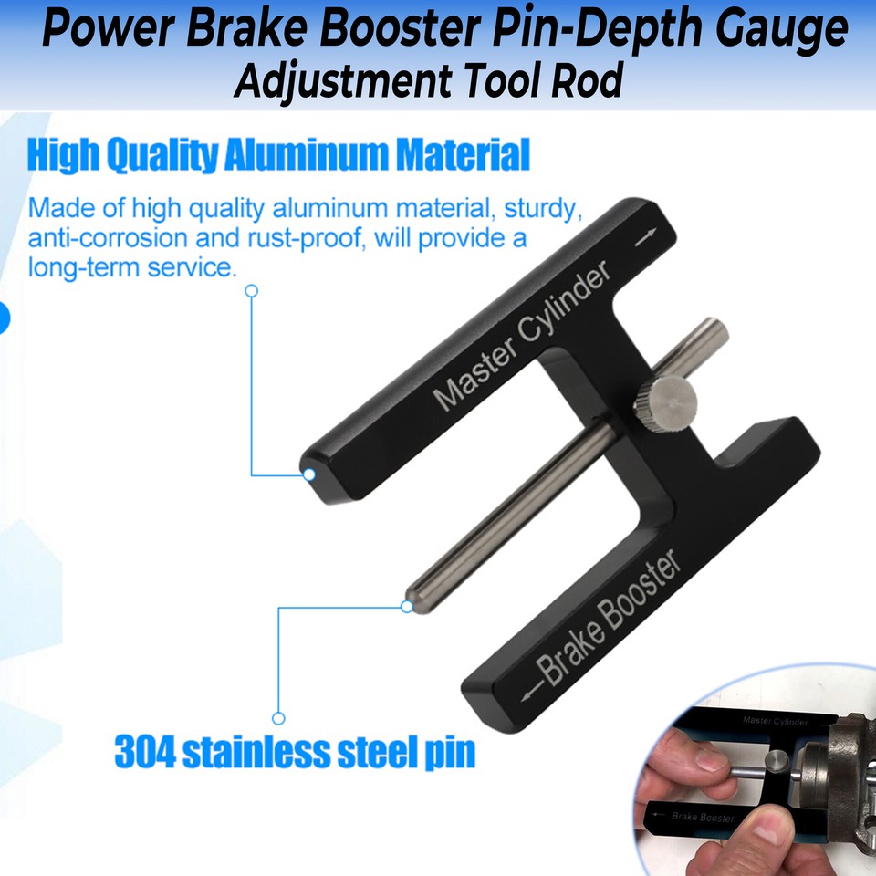 Brake Booster Push Rod Pin Master Cylinder Push Rod Length Gauge ...