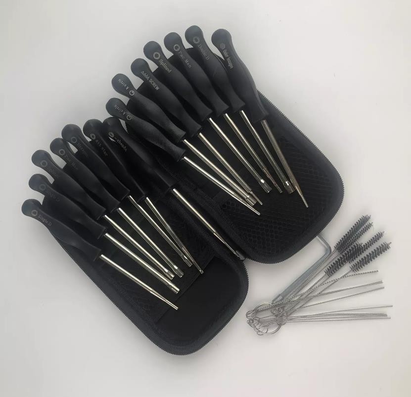 12PCS set Adjustment Tool Kit Fits For 2 Cycle STIHL Husqvarna Echo US ...