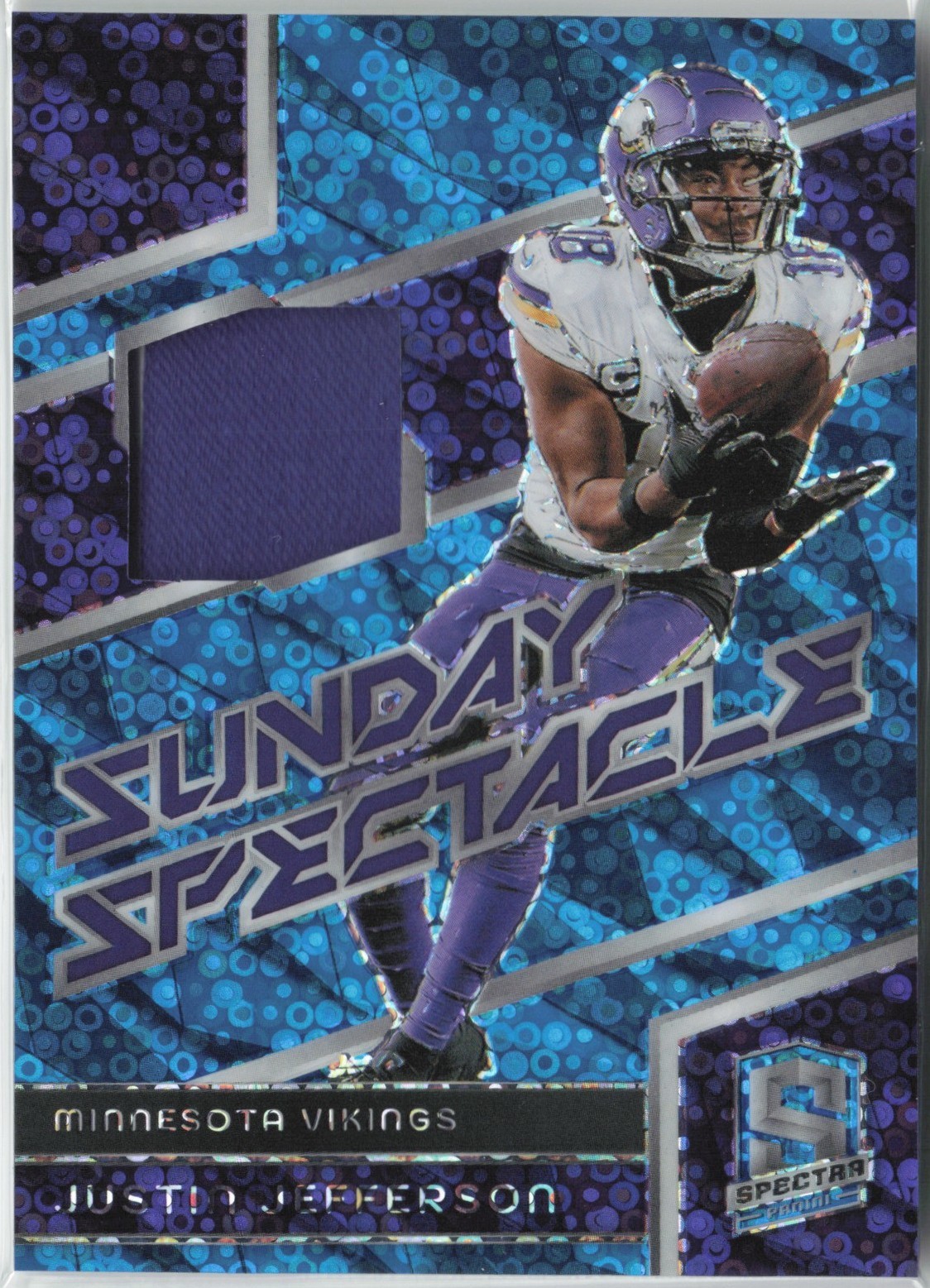 2024 Panini Spectra - Sunday Spectacle Justin Jefferson #SS-JJN Neon ...