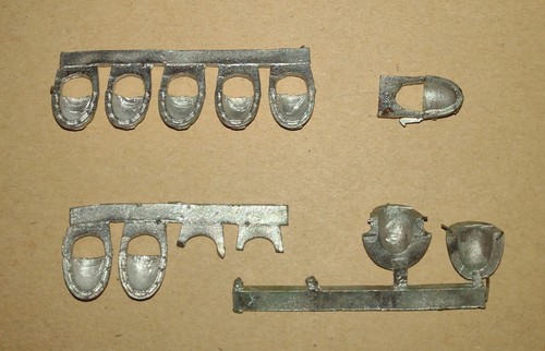 WARHAMMER 40K Space Marine Pauldrons x 10 metal, Games Workshop 2000 ...