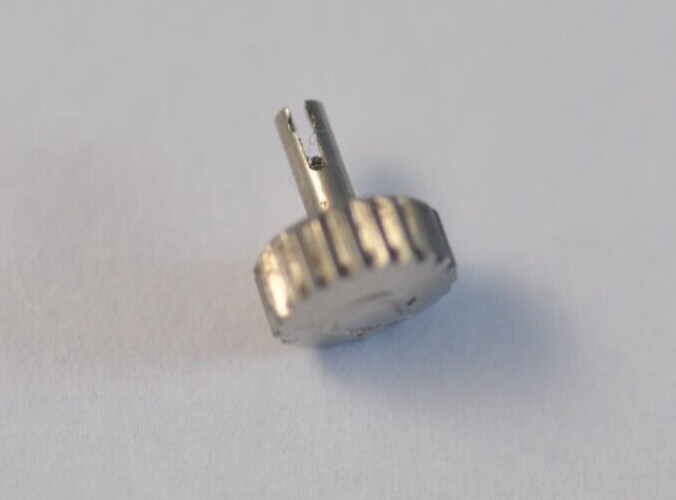 Omega watch crown fit 368.858 6336 6864 6865 6927 4.5mm length of stem ...