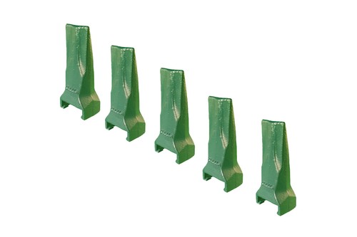 5 - Backhoe / Mini Ex Bucket Dirt Teeth - V17TYL | eBay