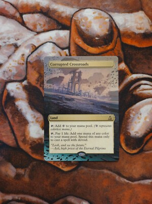 Magic the Gathering Corrupted Crossroads Hand Painted Unique Custom MTG ...