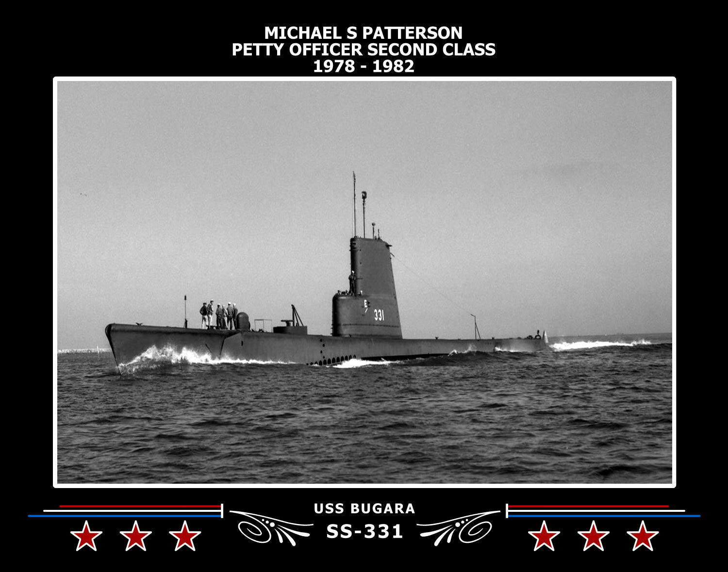 Navy Emporium USS Bugara SS-331 Canvas Photo Print 105SS331 | eBay