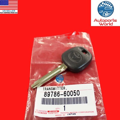 GENUINE TOYOTA UNCUT LAND CRUISER CAMRY TRANSPONDER KEY TRANSMITTER ...