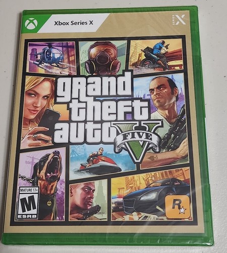 Grand Theft Auto V Five GTA - Microsoft Xbox Series X **BRAND NEW ...