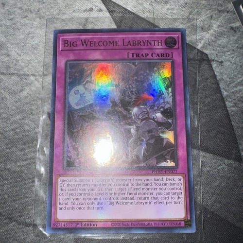 Yu-Gi-Oh! TCG Big Welcome Labrynth Photon Hypernova PHHY-EN077 1st ...