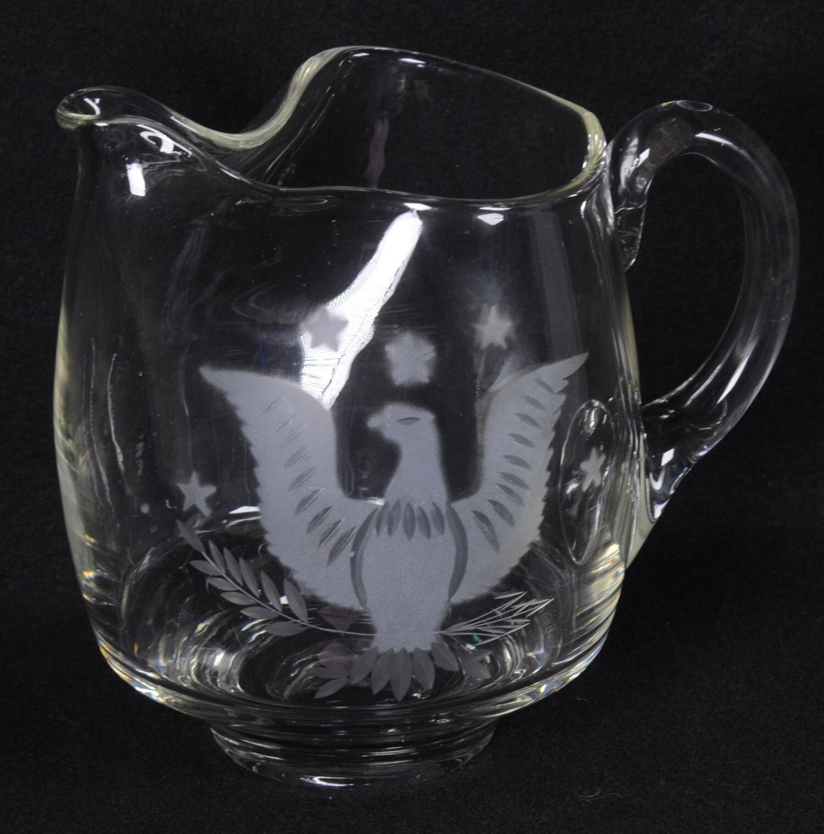 Antique Clear Glass Pitchers Vintage Cranberry Glass Jug | Strichen