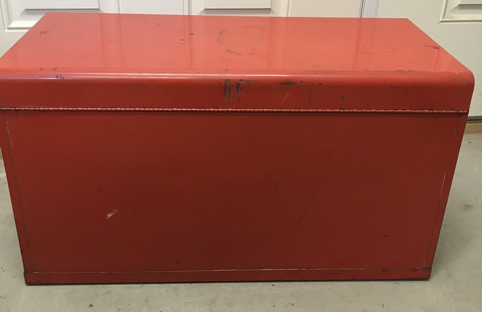 Vintage Red 8 Drawer Toolbox Chest. Rare MBC Chicago (Snap On ...