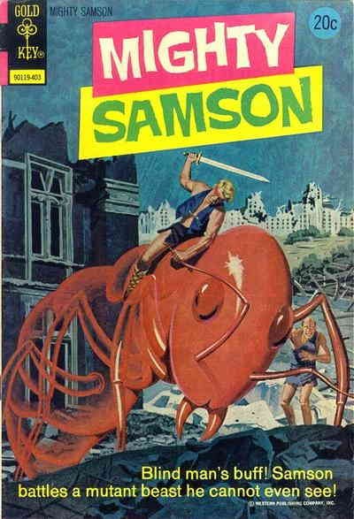 Mighty Samson #23 VG; Gold Key | low grade - March 1974 Mutant Beast ...