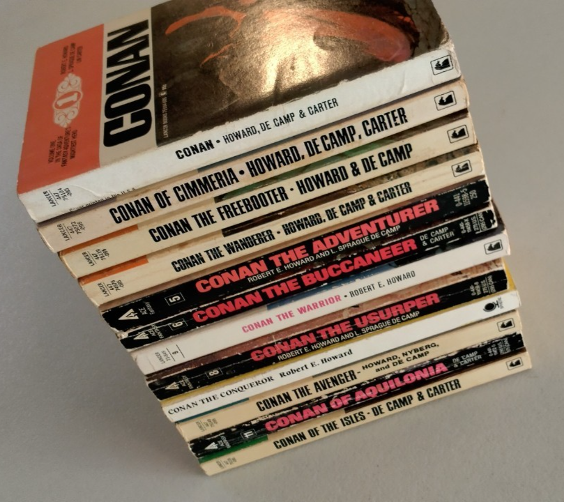 Conan series Robert E. Howard de Camp Carter 1-12 Lancer/Ace/Sphere ...