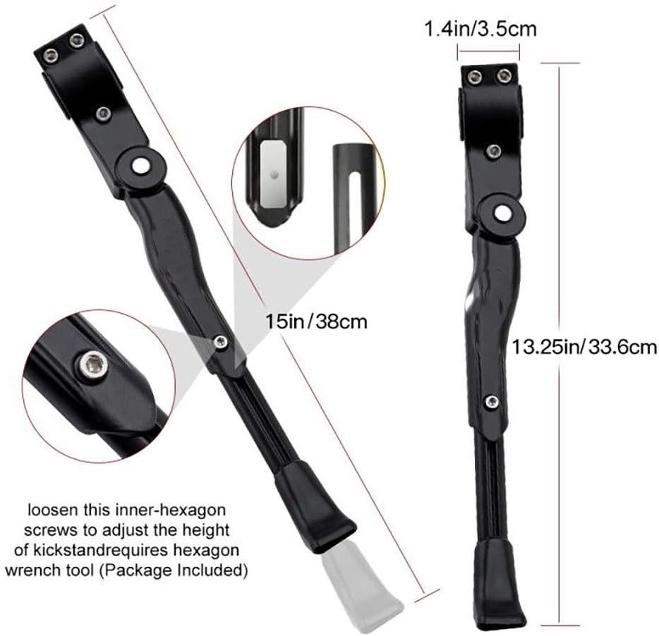 Adjustable Bike Kickstand Aluminum Rear Side Bicycle Stand for Bike 22 ...