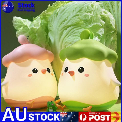 Cute Pat Light Timable Vegetable Chicken Bedside Lamp Dimmable for ...