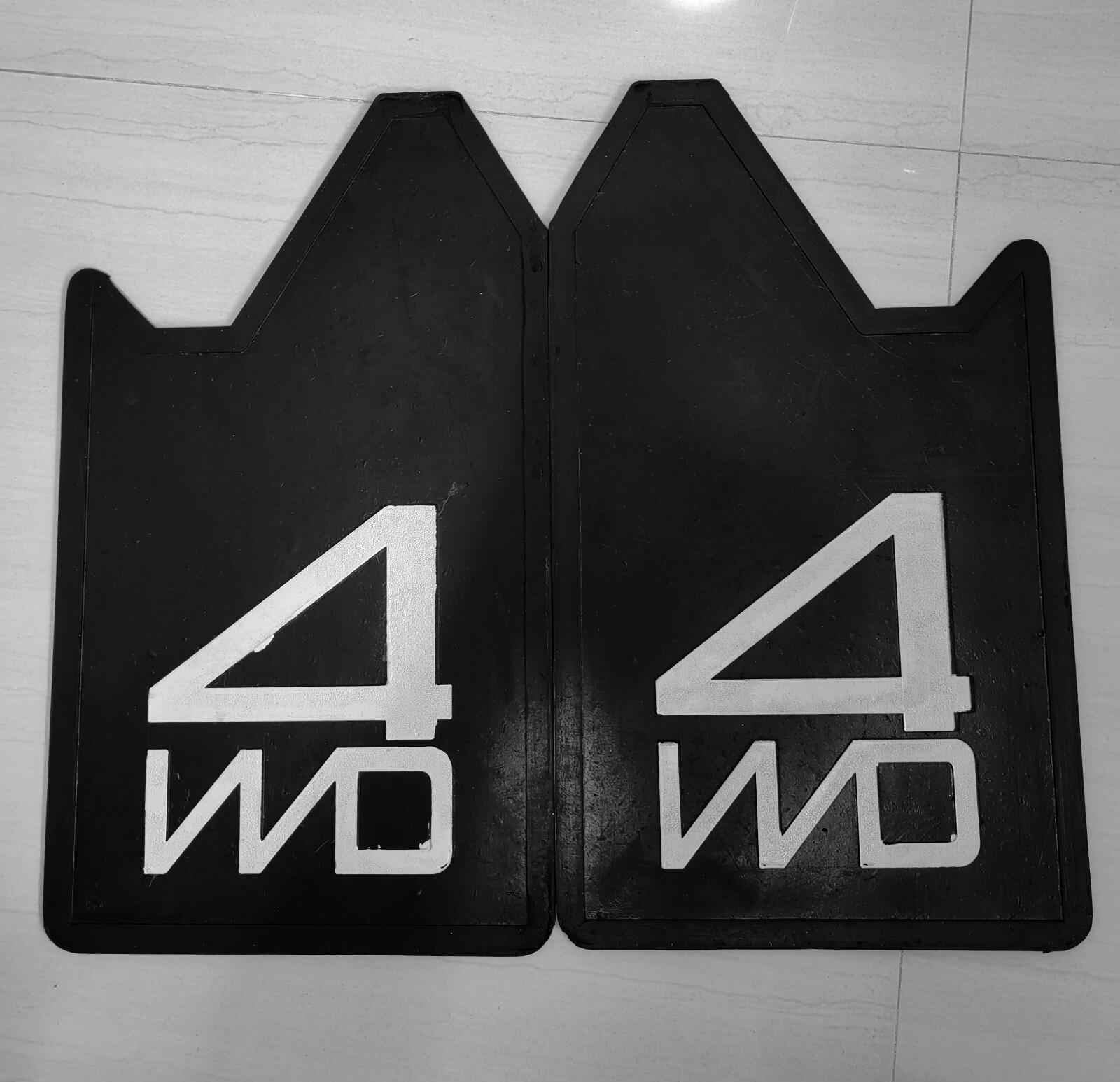 UNIVERSAL FIT MUD FLAPS SPLASH GUARDS 4WD 4X4 OFF-ROAD CAR TRUCK BLACK ...