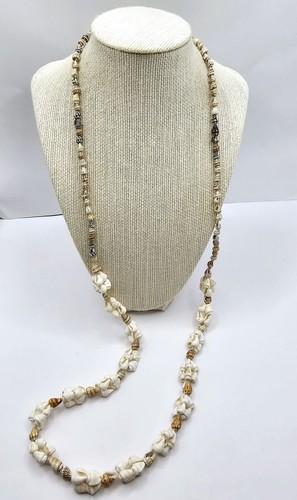 Long Shell Bead Necklace | eBay Australia