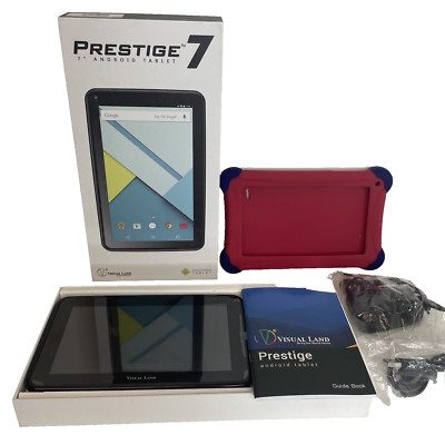 Visual Land Prestige Elite 7QL 7-Inch 16GB Android Tablet Red | eBay