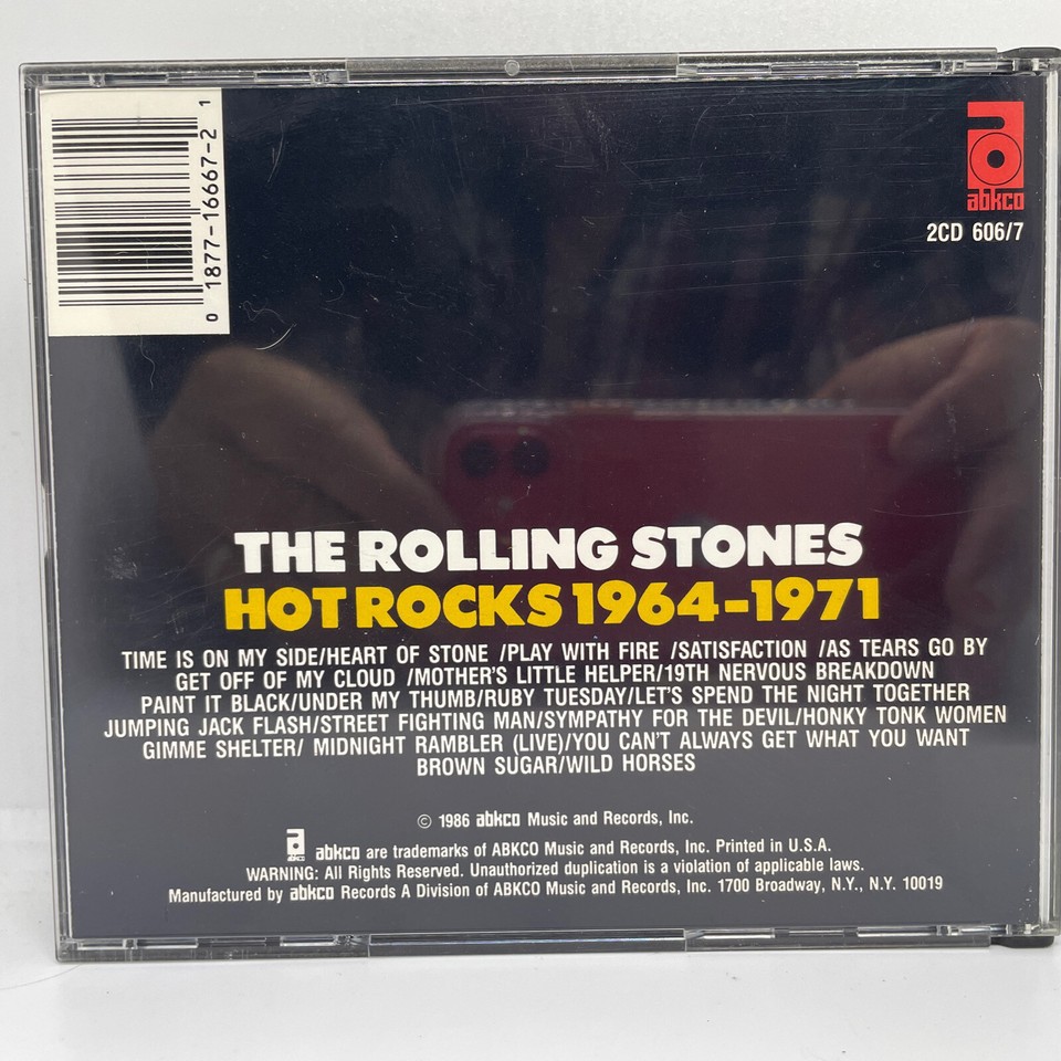 The Rolling Stones Hot Rocks 1964-1971 2CD Fatbox CD cat# 66672 NM/VG+ ...