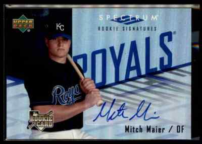 2007 Upper Deck Spectrum Mitch Maier RC Auto Kansas City Royals #137 | eBay