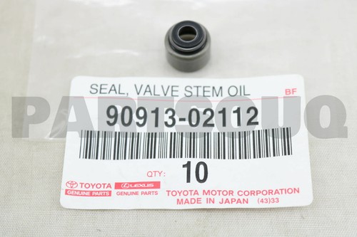 9091302112 Genuine Toyota SEAL OR RING, O(FOR VALVE STEM OIL), RH/LH ...