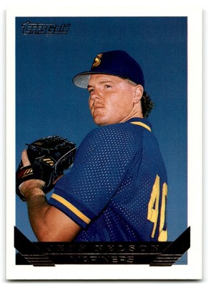 1993 Topps Gold Jeff Nelson Seattle Mariners #493 | eBay