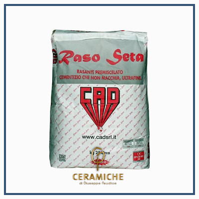 Rasante Fine Bianco RASO SETA CAD a base Cemento Bianco Esterni ed ...