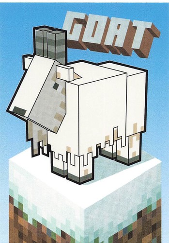 174 BLOCK CARD Goat 174 Minecraft 2 | eBay