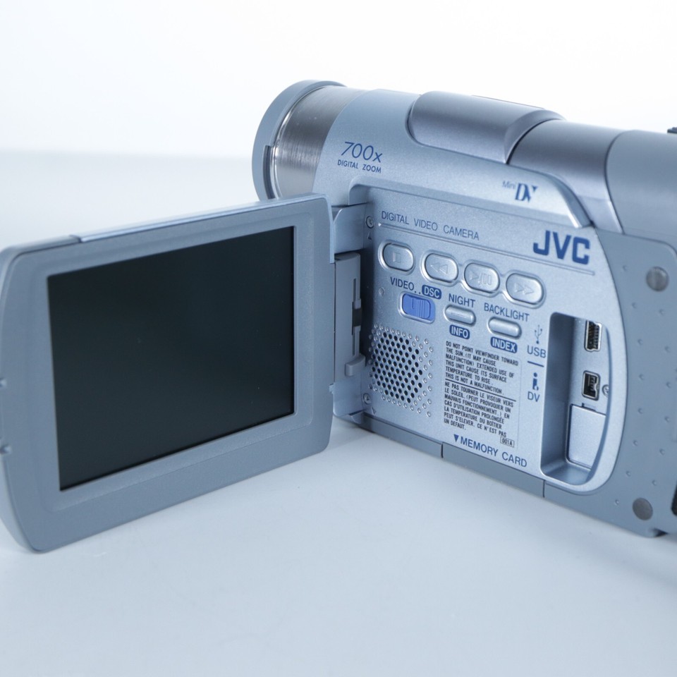 JVC Digital Video Camera Mini DV Camcorder GR-D90U 700X With Case ...