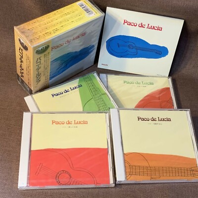 PACO DE LUCIA Great Box JAPAN-ONLY 4CD BOX PHCA-3129~32 w/ OBI All ...