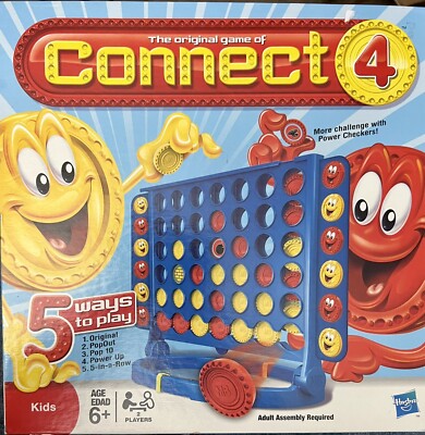 Connect 4 Board Game Hasbro 5 Ways to Play Complete 2009 | eBay