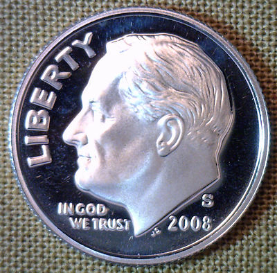 2008 S Proof Roosevelt Dime 10 Cents United States Clad Proof Coin | eBay