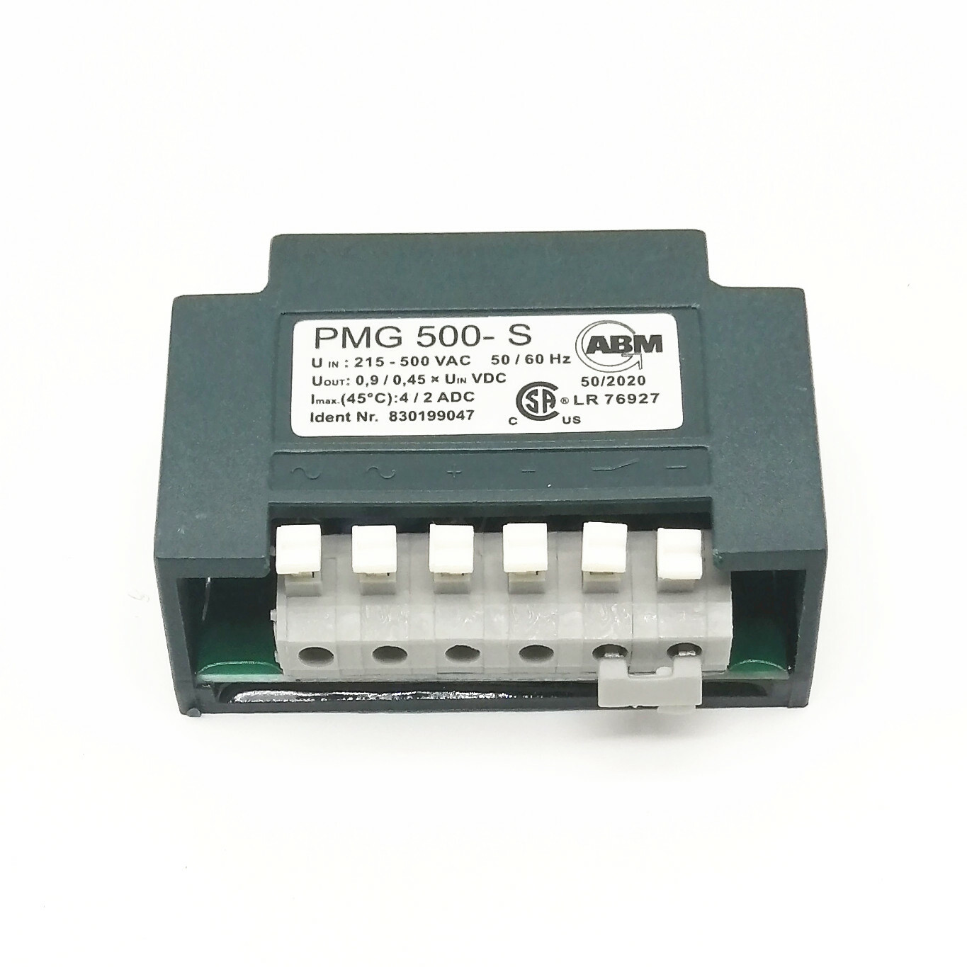 1pcs PMG 500-S ABM Uin:215V~500VAC Uout:0.9/0.45 x Uin VDC Motor Brake ...