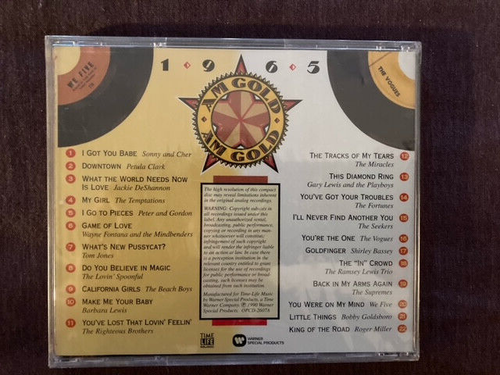 AM GOLD 1965 CD 1990 TIME LIFE SERIES 22 TRACKS BRAND NEW SEALED MINT ...