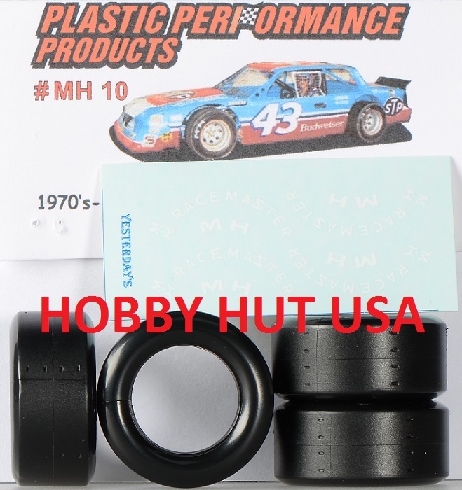 #MH10 - 70s/80s M&H Racemaster Style 10" Stock Car Tires - PPP 1/25 ...
