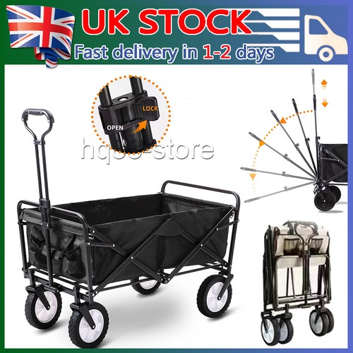 Heavy Duty Steel Waterproof Festival Cart Camping Truck Garden Trolley ...