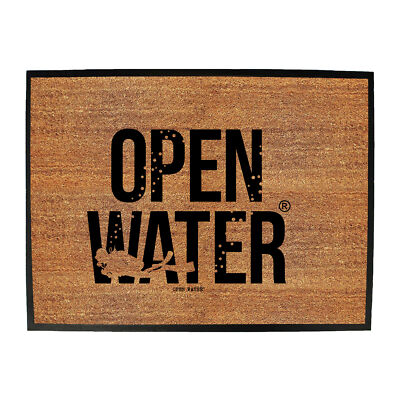 Ow Open Water Big Scuba Diving - Shed Bar Man Cave Novelty Door Mat ...