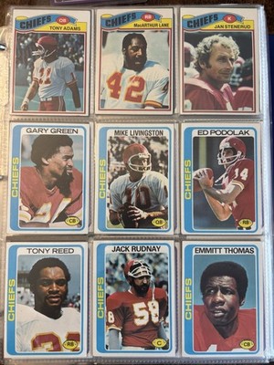 18 Vintage 1977-1979 Kansas City Chiefs Trading Cards | eBay