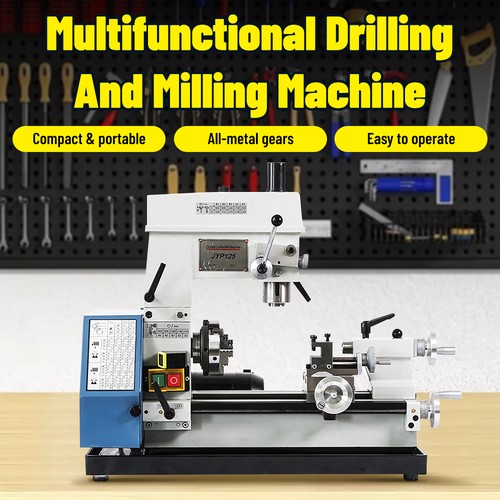 JYP125 Multifunctional Mini Machine Tool Drilling and Milling Machine ...
