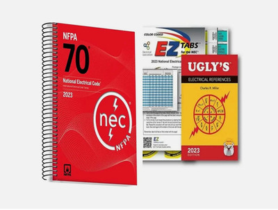 2023 NEC Code Book NFPA70 NEC Spiral + 2023 Ugly'S Electrical Ref + EZ ...