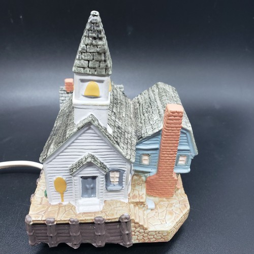 Vintage 1984 Avon Church Light Up Village Decor Works | eBay