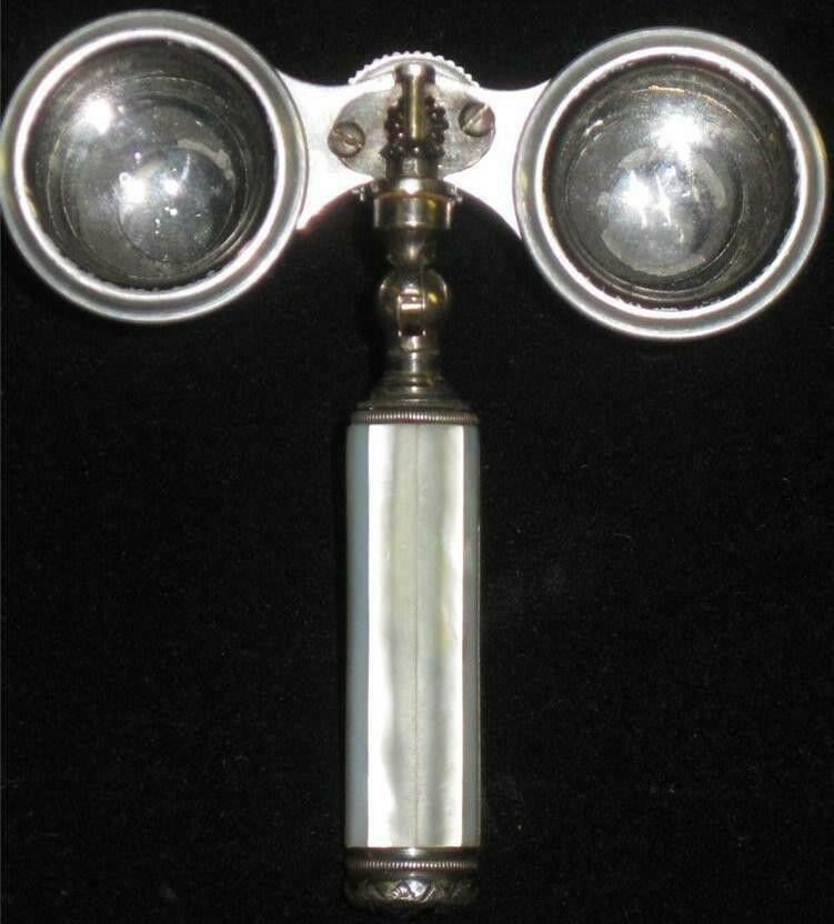 Antique Mother of Pearl Telescopic Handle Opera Glasses ca. Early 1900 ...